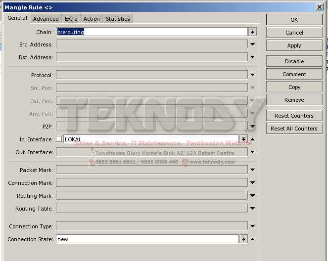 Setting Load Balance Mikrotik - Teknody